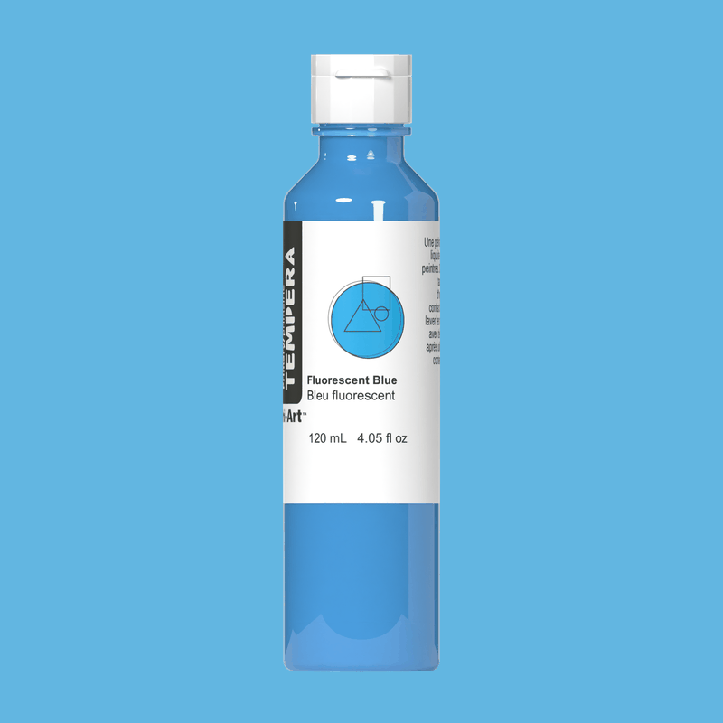 Primary Liquid Tempera - Fluorescent Blue – Six Principles Art Lab