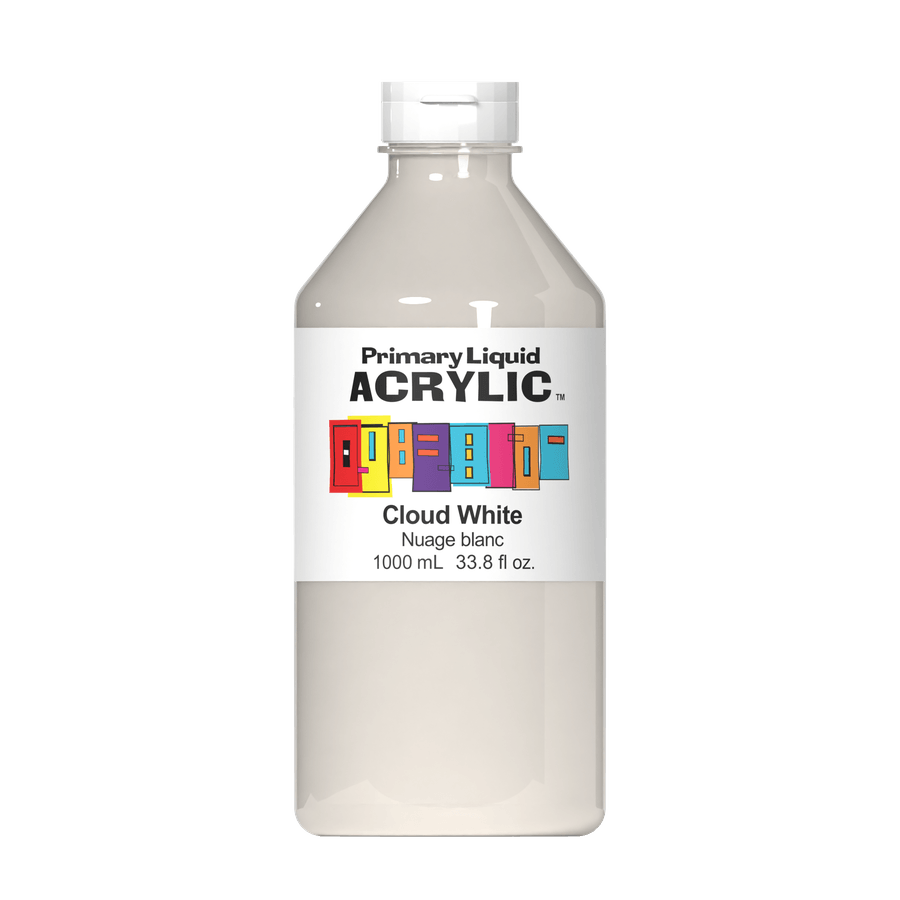 Primary Liquid Acrylic - Cloud White – Six Principles Art Lab