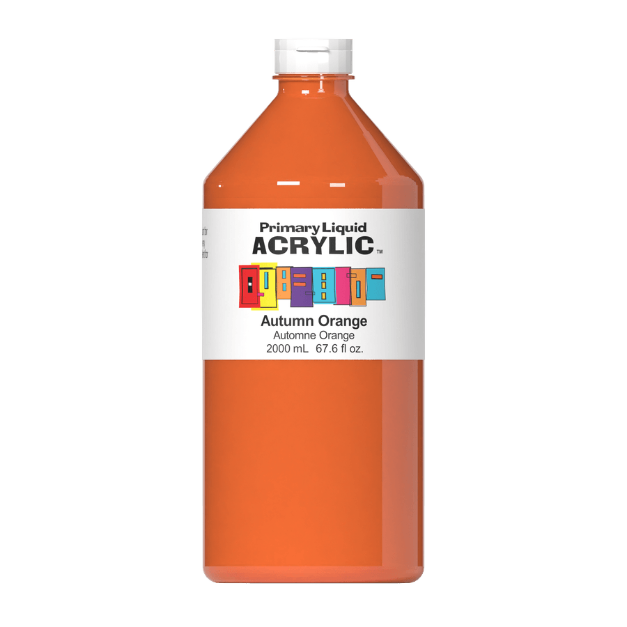 Primary Liquid Acrylic - Autumn Orange – Six Principles Art Lab