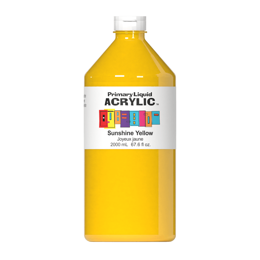 Primary Liquid Acrylic - Sunshine Yellow – Six Principles Art Lab