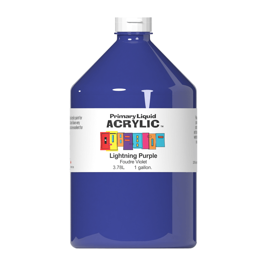 Primary Liquid Acrylic - Lightning Purple – Six Principles Art Lab