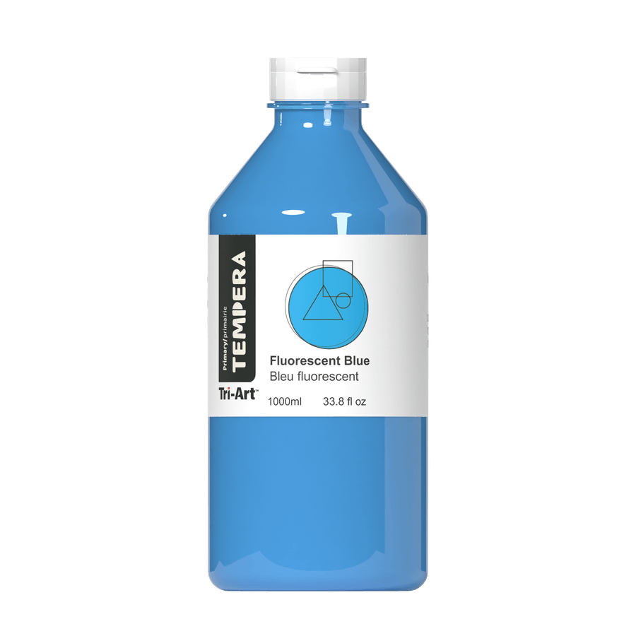 Primary Liquid Tempera - Fluorescent Blue – Six Principles Art Lab